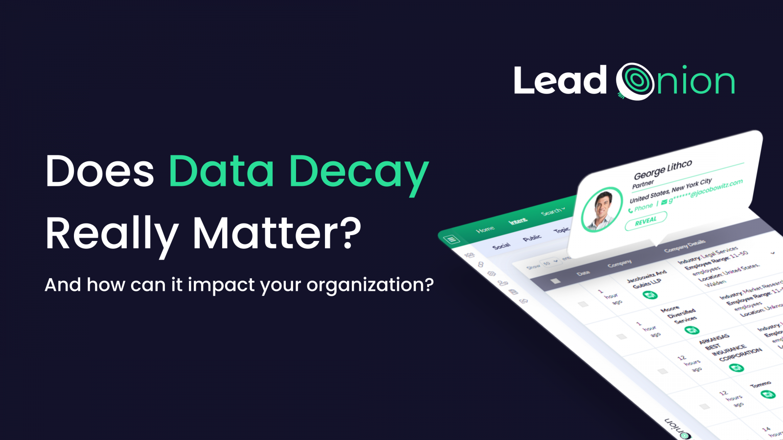 Does Data Decay Really Matter?