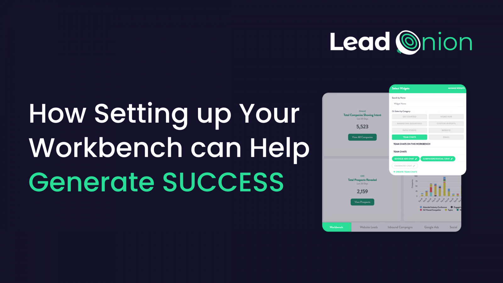 Set up Your Lead Onion Workbench for Success