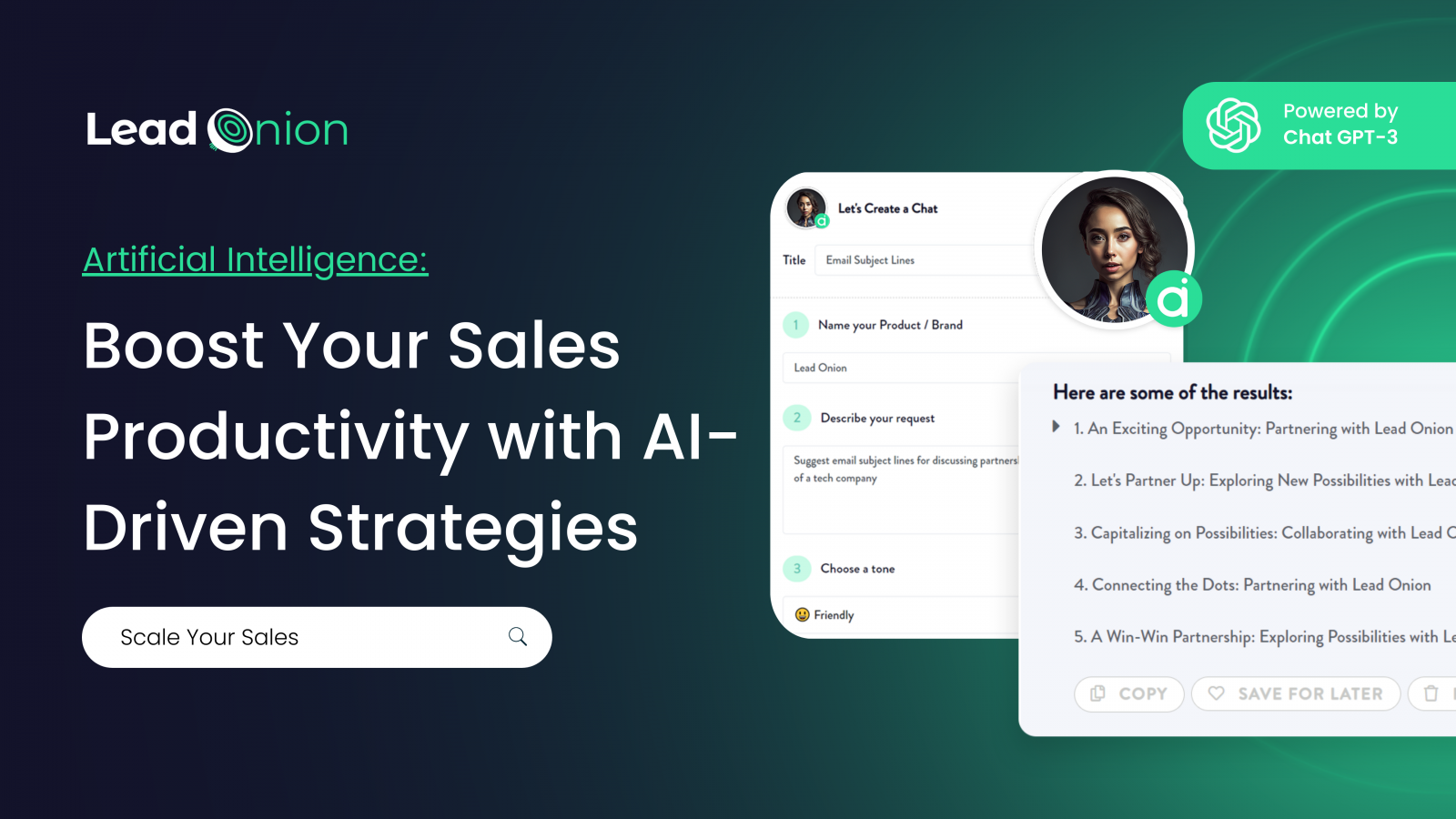 Boost Your Sales Productivity with Lead Onion’s AI-Driven Strategies