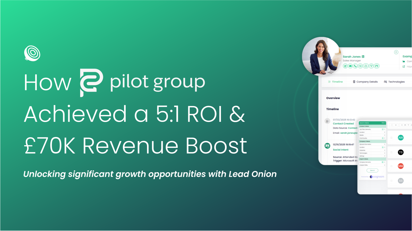 How The Pilot Group Achieved a 5:1 ROI and £70K Revenue Boost with Lead ...
